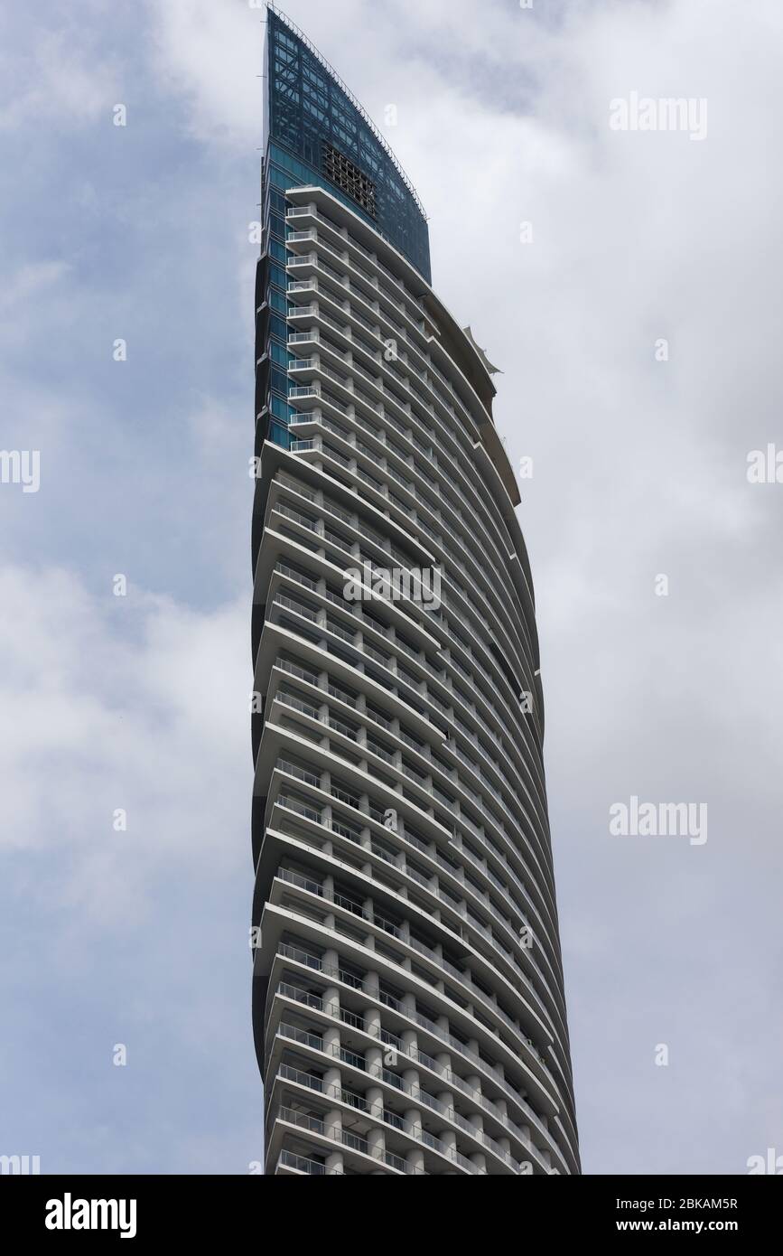 Tall skyscrapers in the central area of Panama City, Panama Stock Photo ...