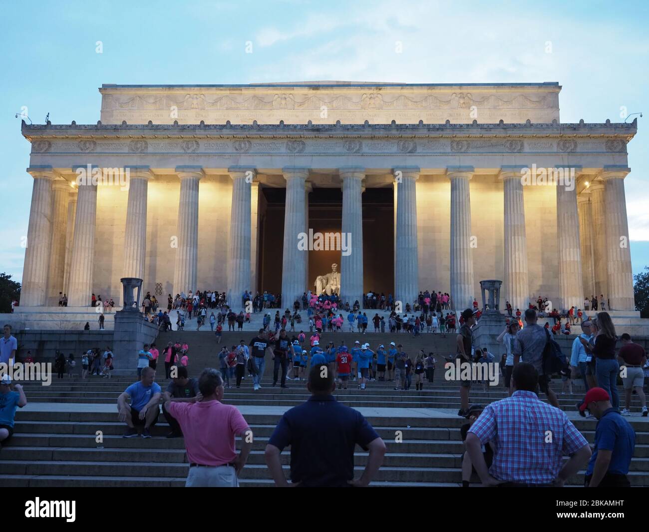 Abraham Lincoln Memorial Stock Photo - Alamy