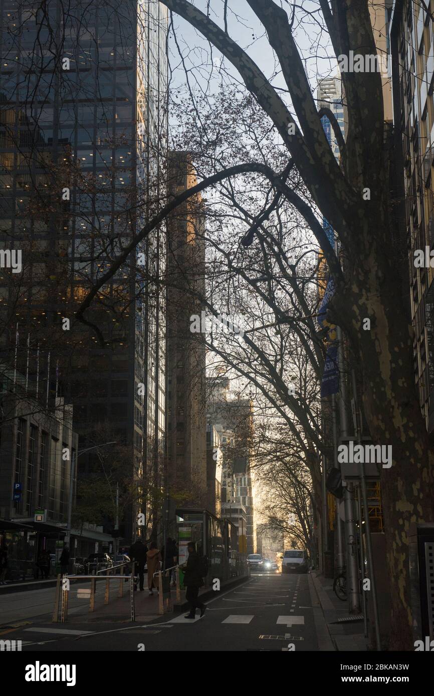 Melbourne streetscape hi-res stock photography and images - Alamy