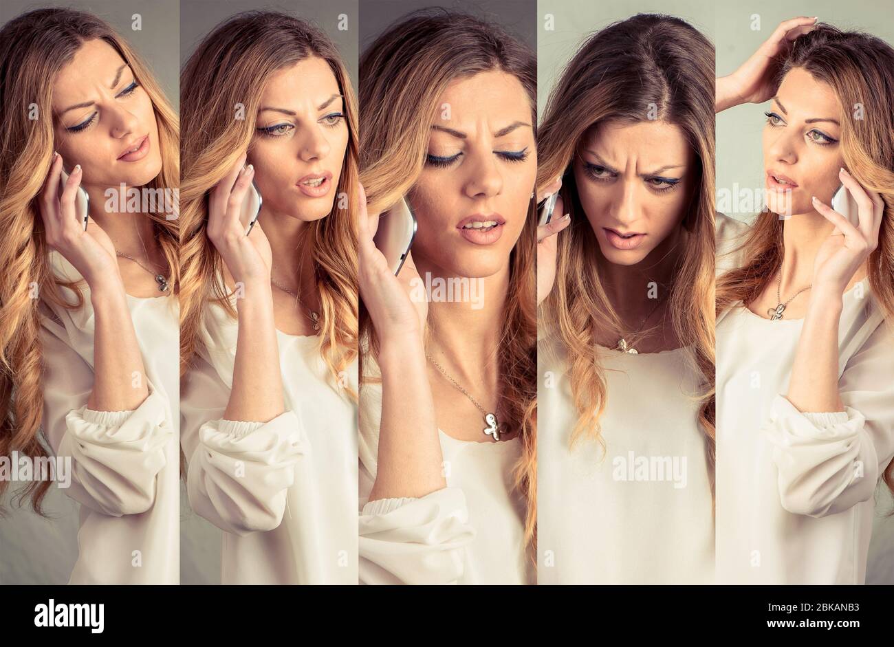 Expressing different emotions hi-res stock photography and images - Alamy