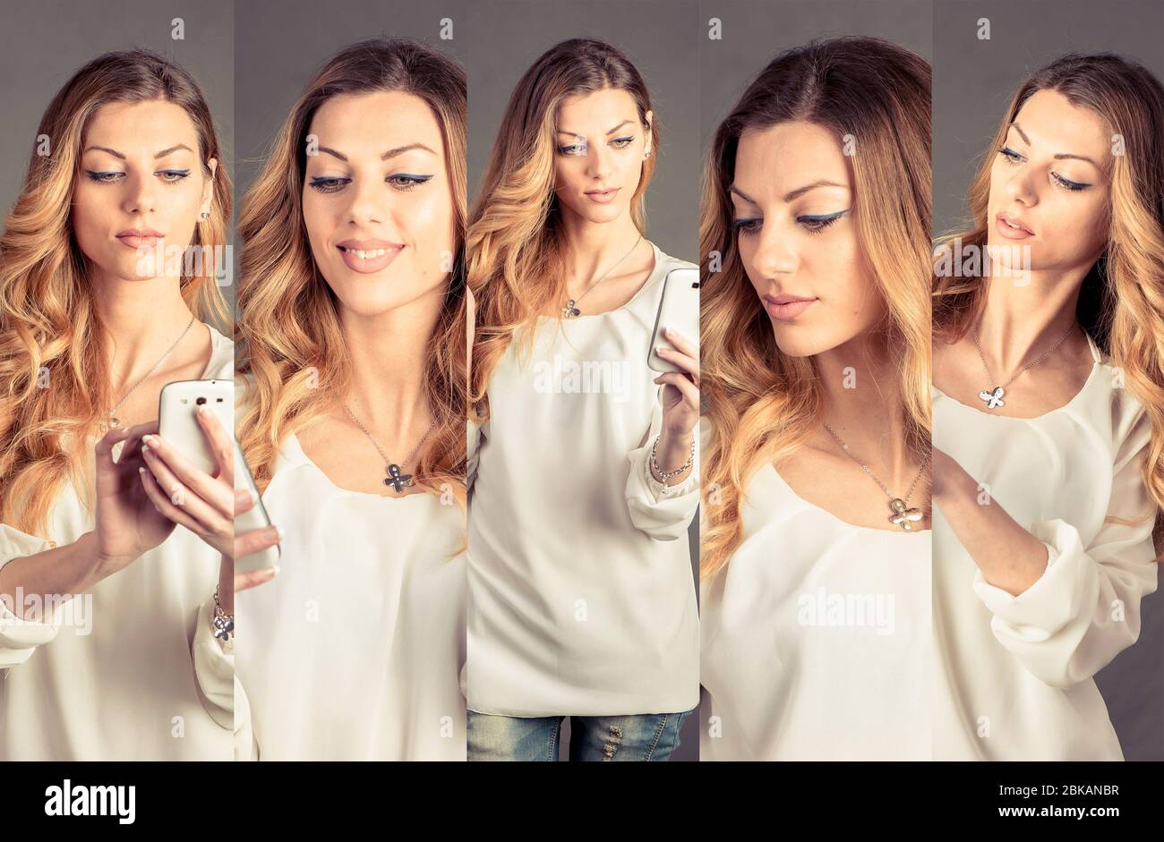 Expressing different emotions hi-res stock photography and images - Alamy