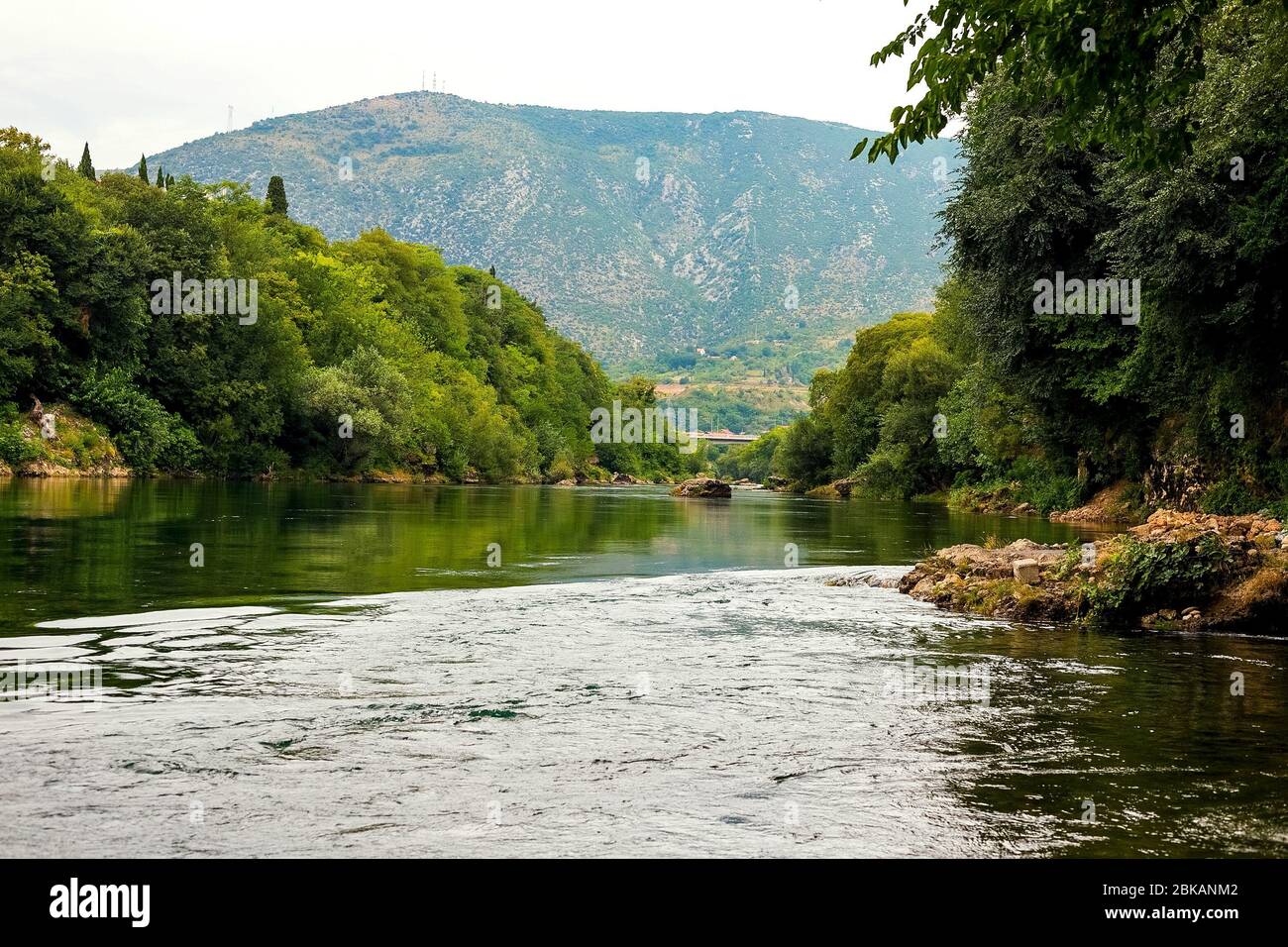 Mostar, Bosnia and Herzegovina. Gorgeous landscape. View of the ...