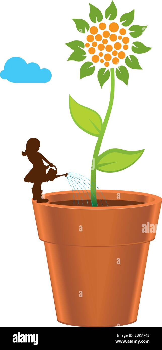 Growing Plant Drawing