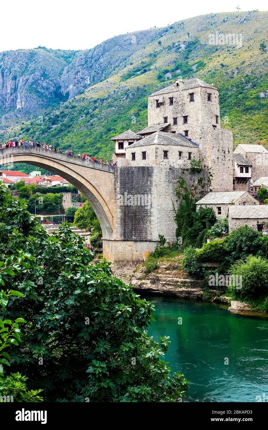 The Old Bridge, Mostar, Bosnia-Herzegovina Stock Photo - Alamy