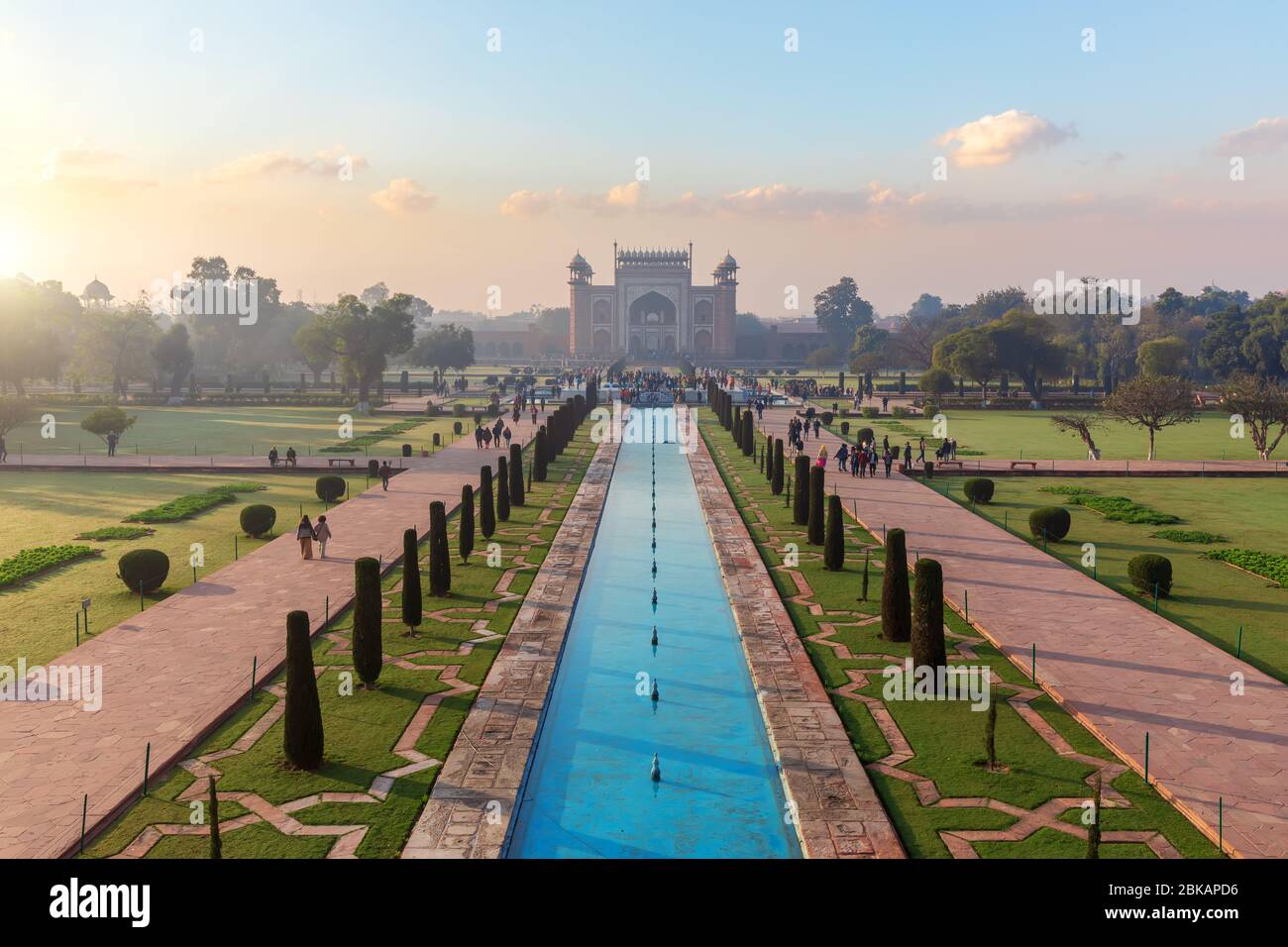 Taj mahal east gate hi-res stock photography and images - Alamy