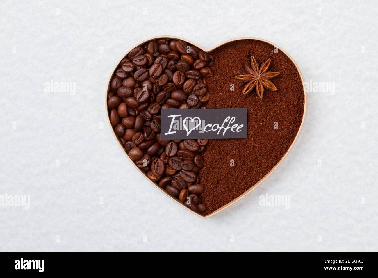 Beans form heart hi-res stock photography and images - Alamy