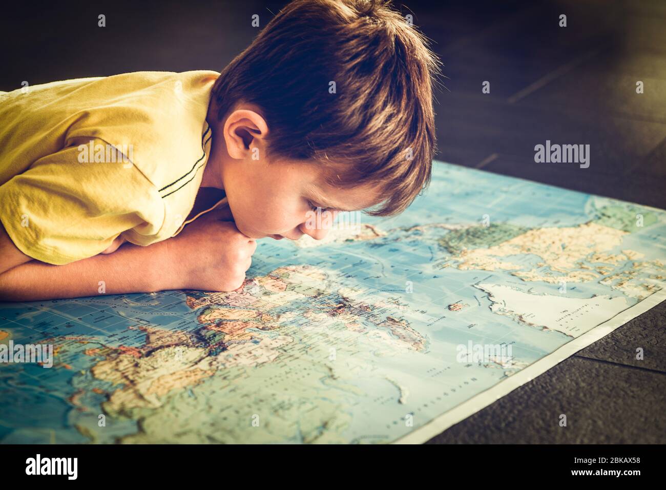 World Map Kids Face High Resolution Stock Photography and Images - Alamy