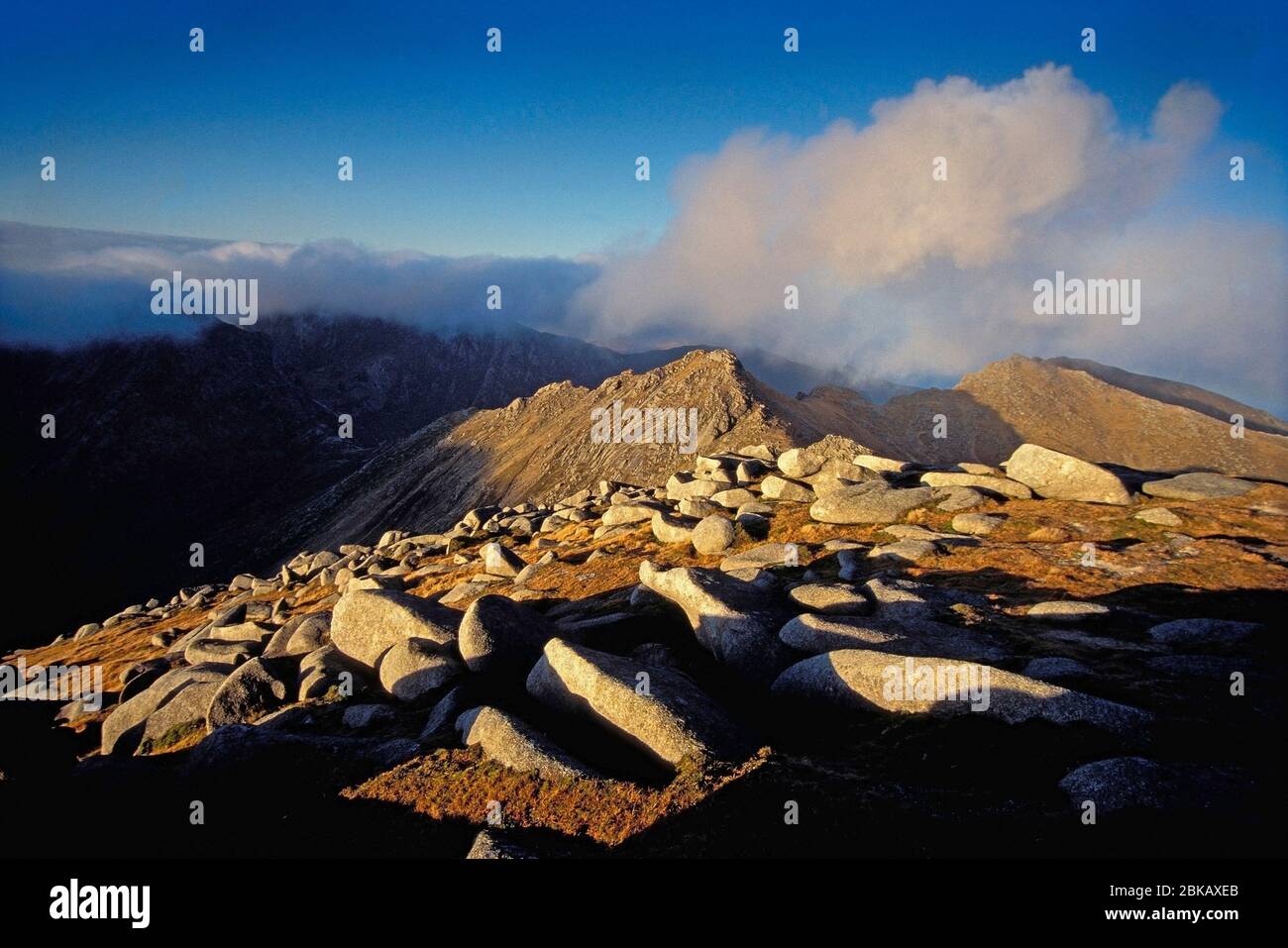 summit of goatfell Stock Photo - Alamy