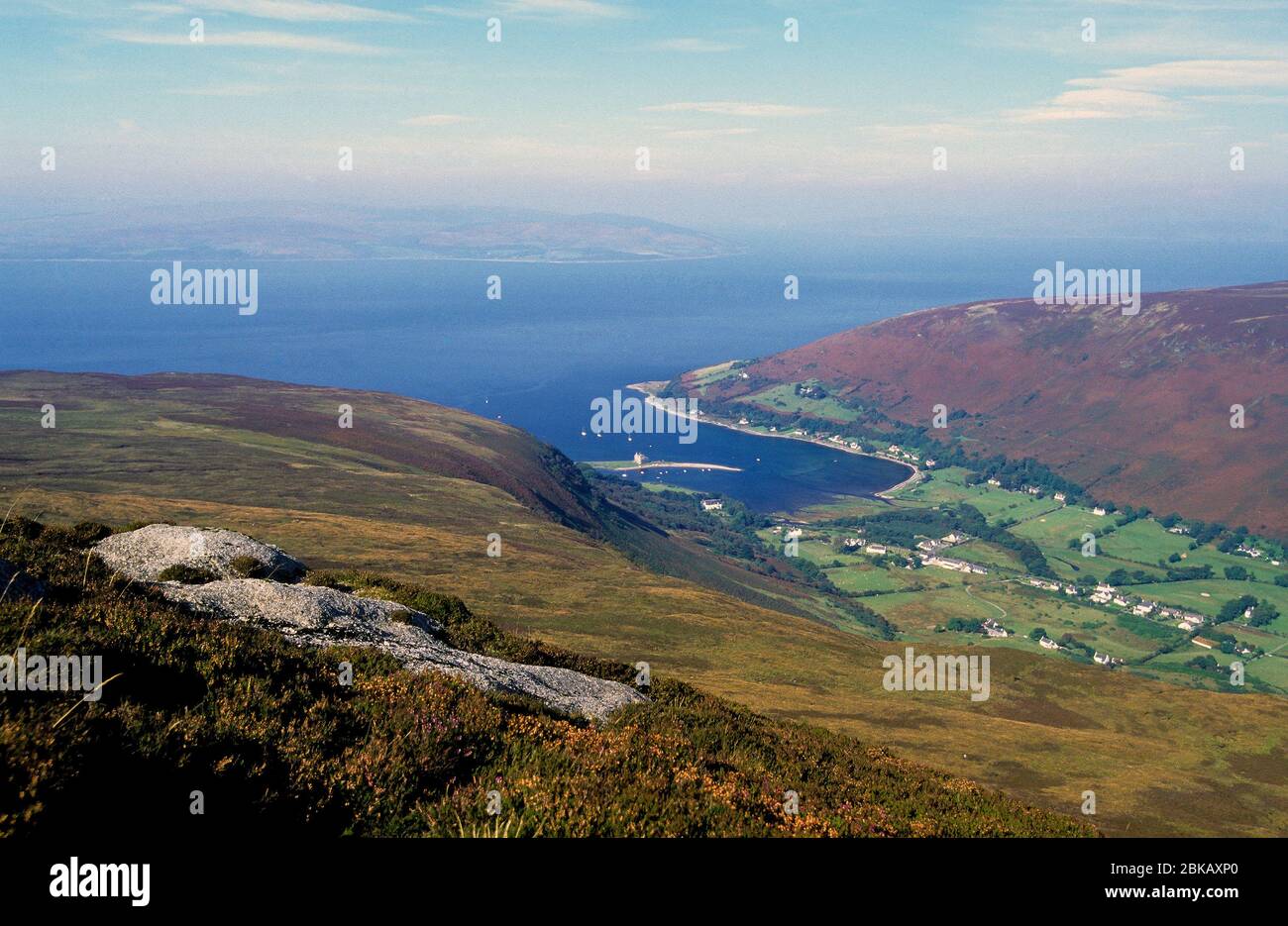 lochranza bay, arran Stock Photo - Alamy