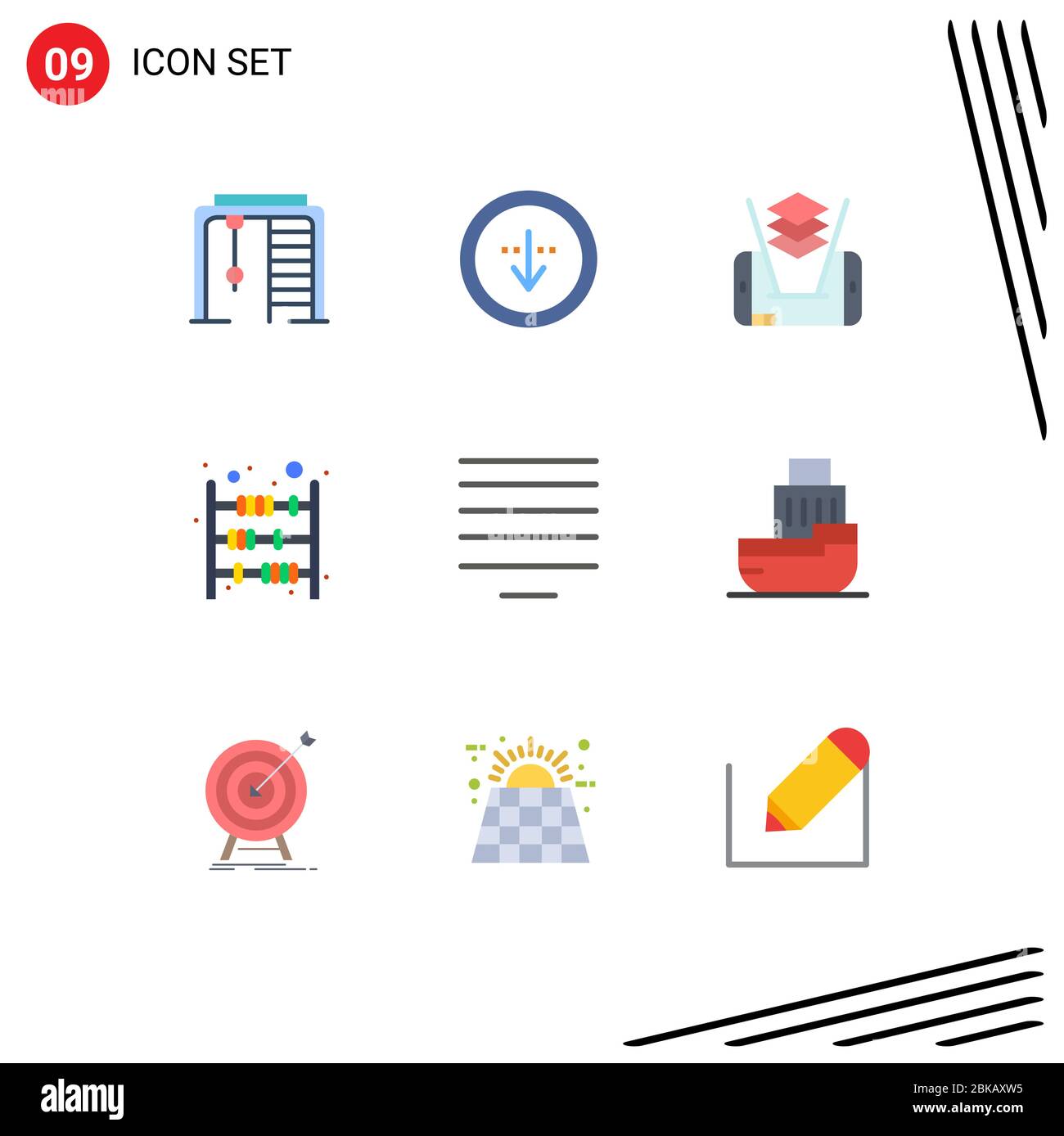 Center counter game Stock Vector Images - Alamy