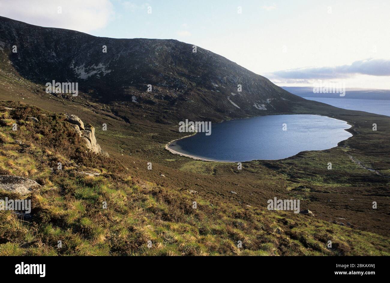 correin lochan. by catacol, coire fhionn lochain, arran Stock Photo - Alamy