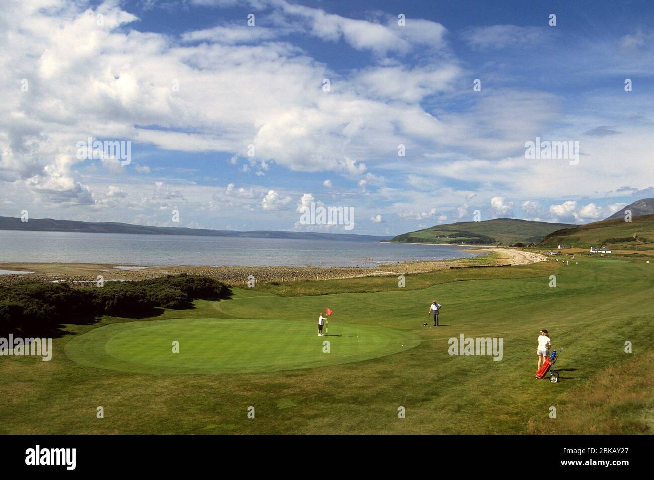 machrie golf course Stock Photo - Alamy