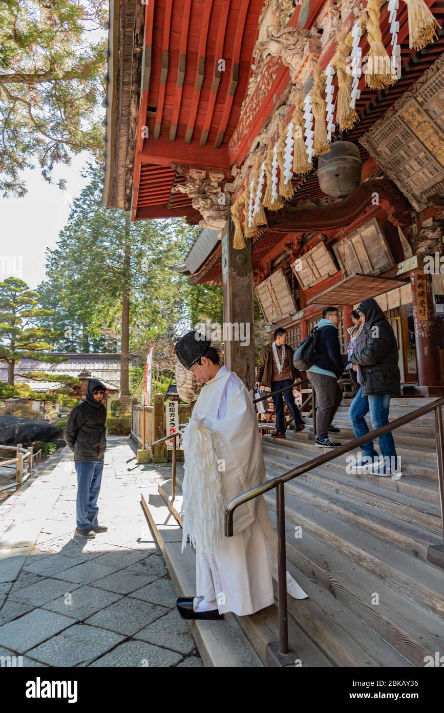 Shintoism japan priest hi-res stock photography and images - Alamy