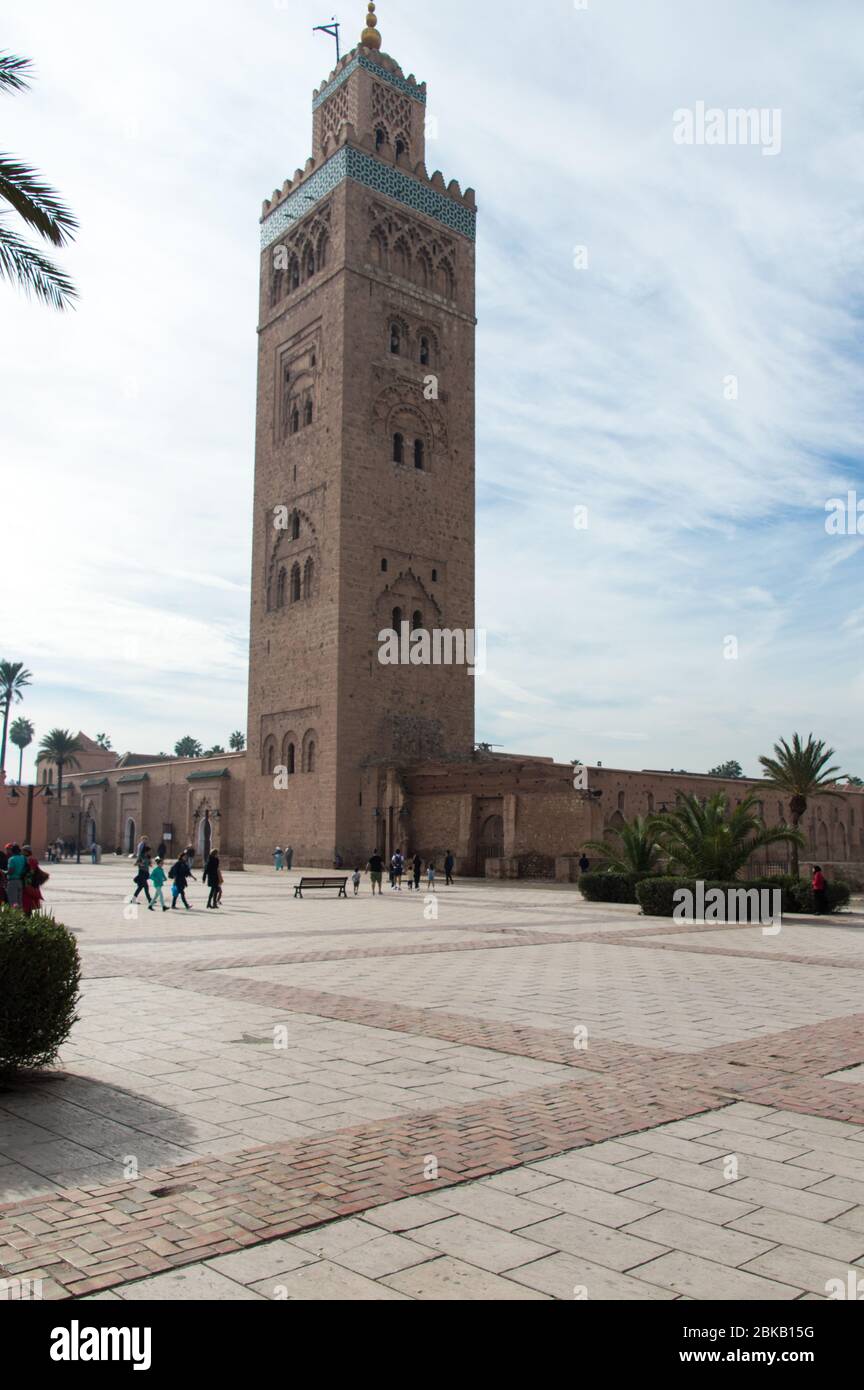 Koutoubia mosque kutubiyya mosque in hi-res stock photography and ...