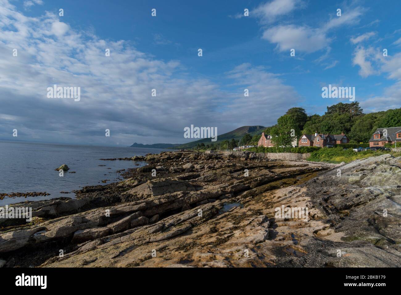 corrie shore detail, arran Stock Photo - Alamy