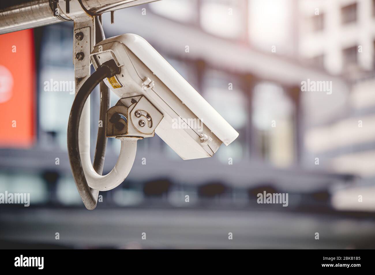 Outdoor CCTV Heat Thermal Camera set around the city to secure and ...