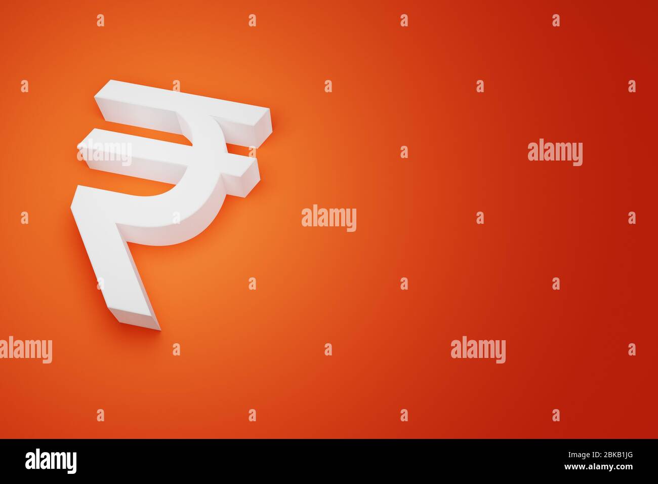 Rupee Sign Red