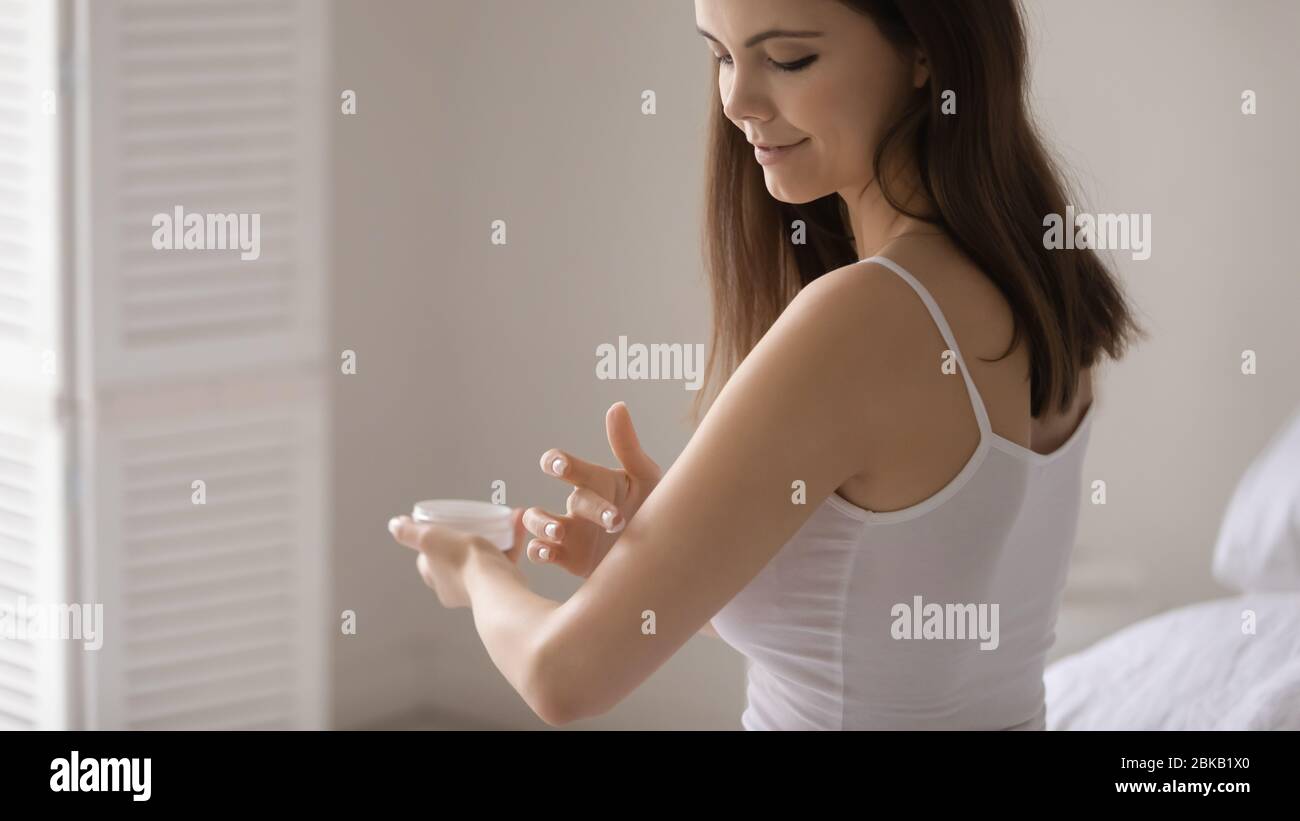 Apply cream back home hi-res stock photography and images - Alamy