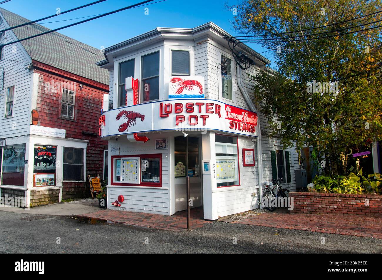 Provincetown, Massachusetts. October 29, 2018. The landmark lobster pot ... Provincetown, Massachusetts. October 29, 2018. The landmark lobster pot ...