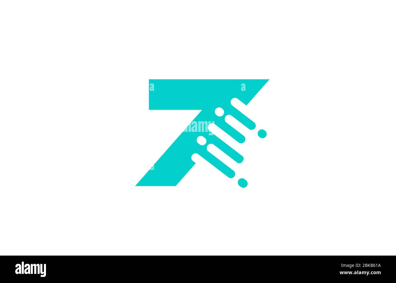 7 number logo icon for company and business Stock Vector Image & Art ...