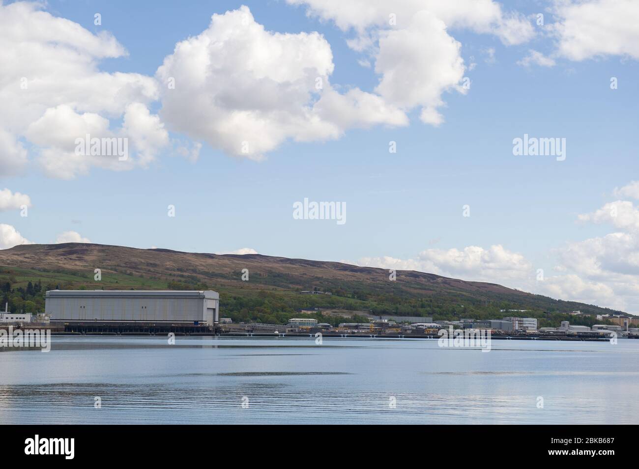 Faslane, Scotland, UK. 3 May 2020. Pictured: The Ministry of Defence ...