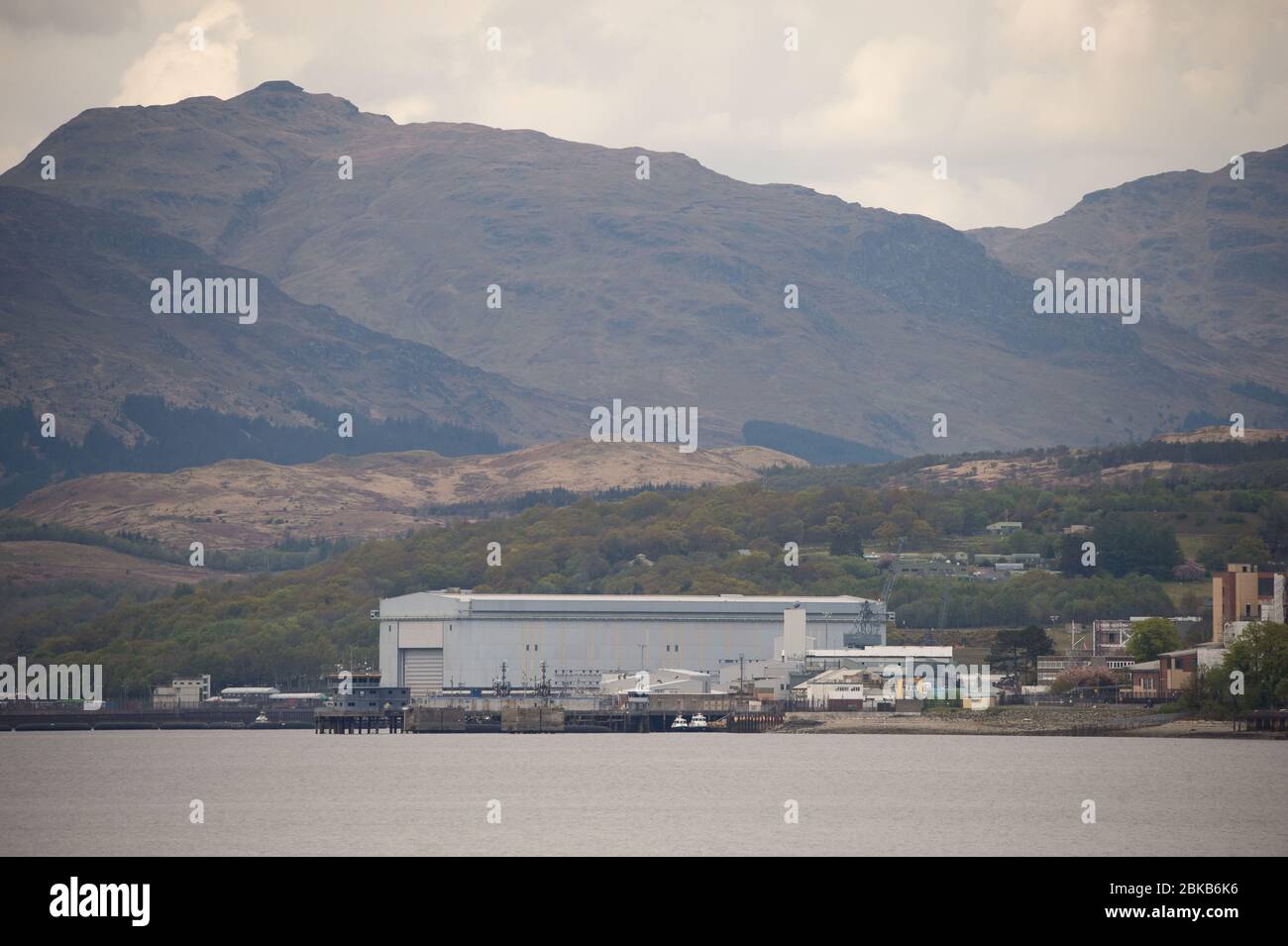 Faslane, Scotland, UK. 3 May 2020. Pictured: The Ministry of Defence ...