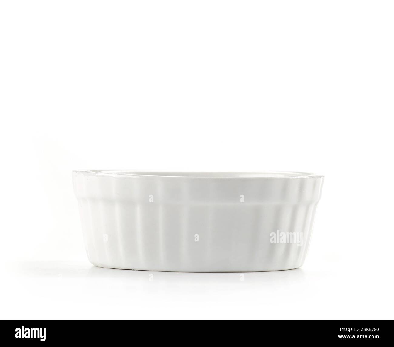 small empty bowl isolated on white background Stock Photo - Alamy