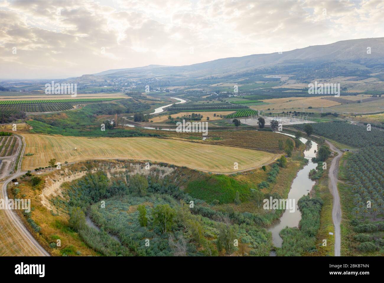 Jordan river aerial hi-res stock photography and images - Alamy