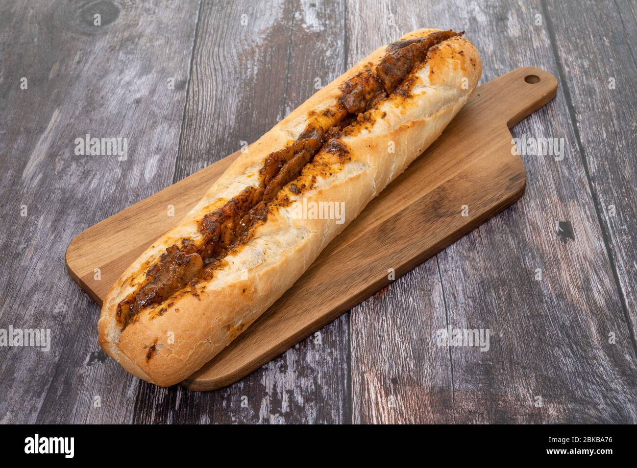 A minted lamb sub sandwich Stock Photo - Alamy