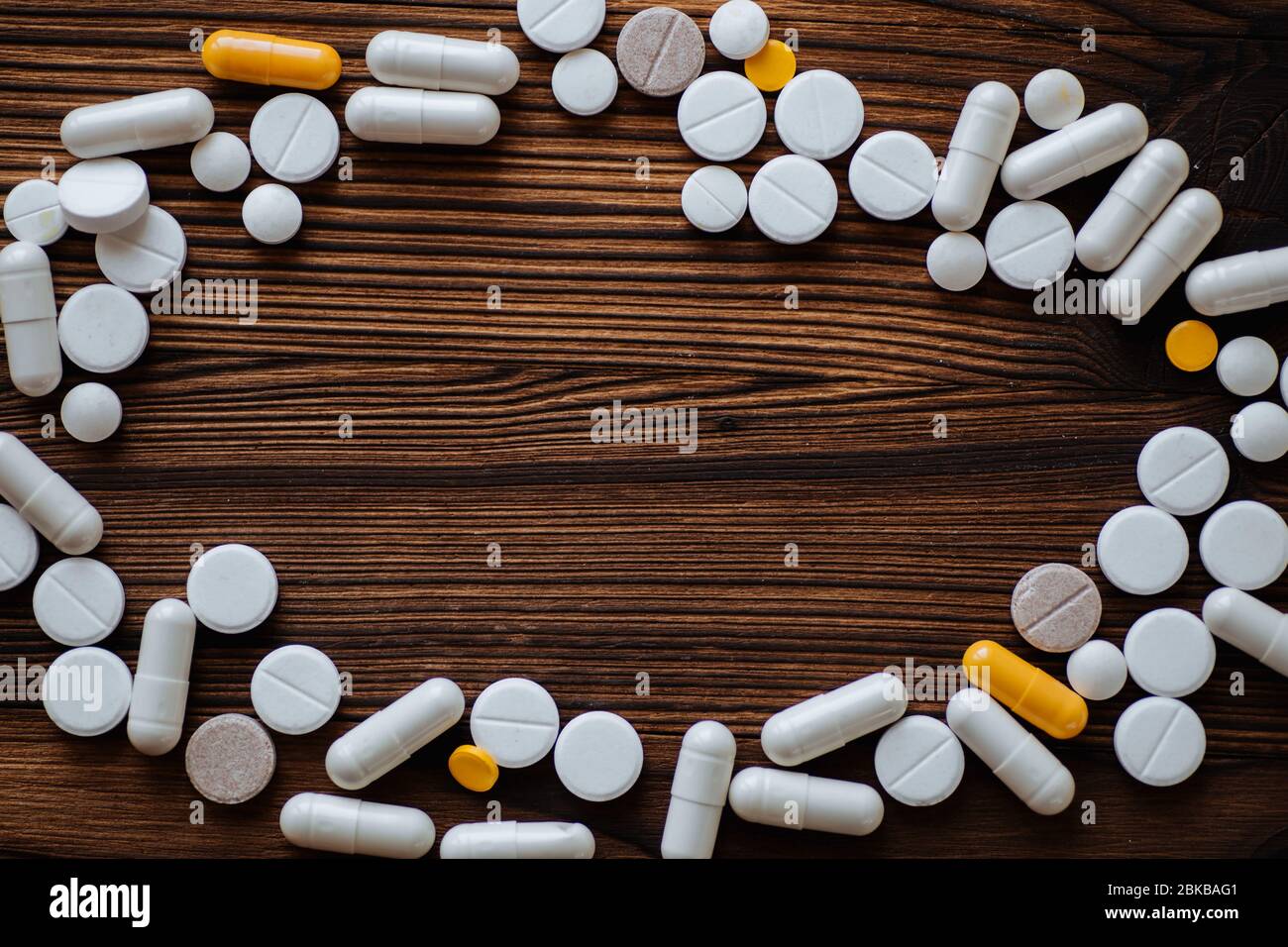 Different medicines: tablets, pills, medications drugs. Pharmaceutical ...