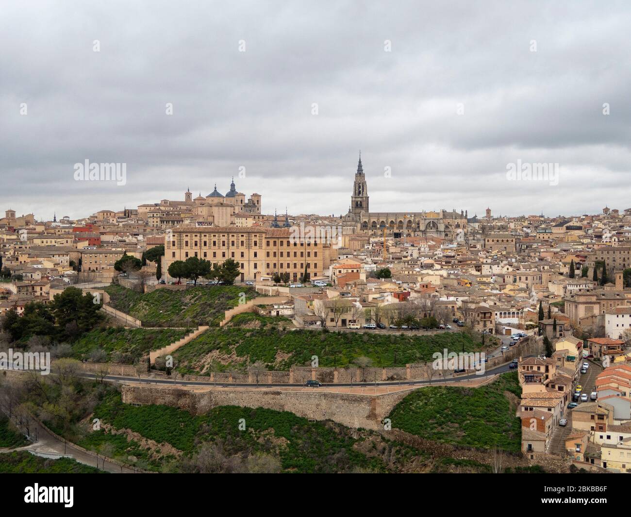 Aerial view of Toledo, Spain, Europe Stock Photo - Alamy