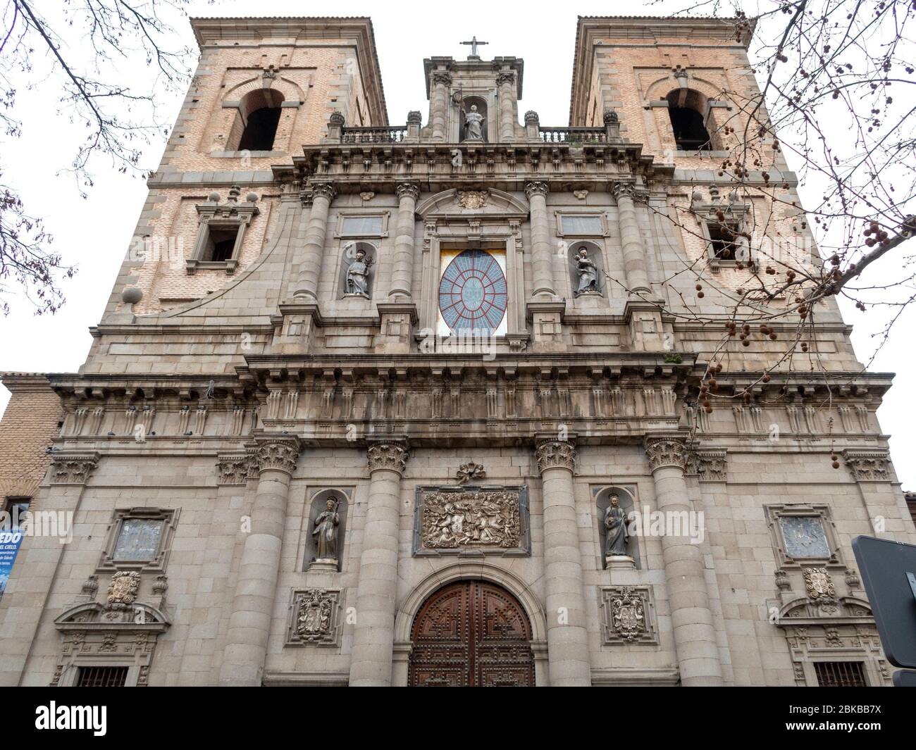 Iglesia de San Ildefonso aka Jesuit Church, Toledo, Spain, Europe Stock ...