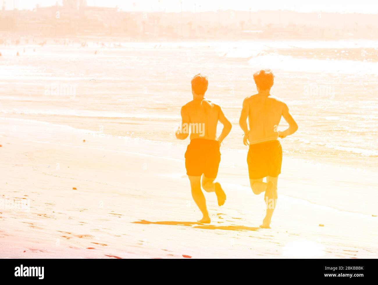 Athletic young couple during training hi-res stock photography and ...
