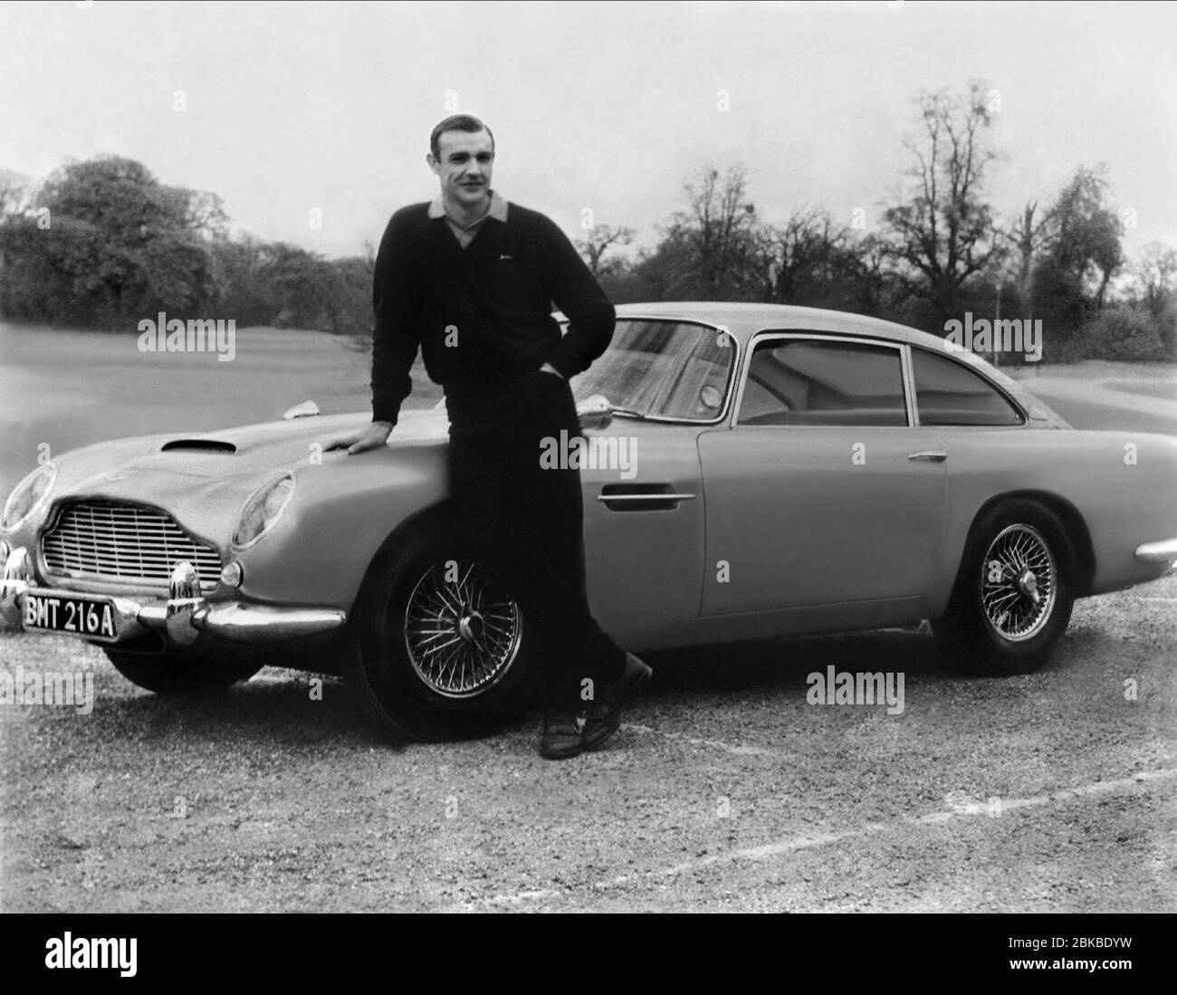 Sean Connery Goldfinger Aston Martin High Resolution Stock Photography ...