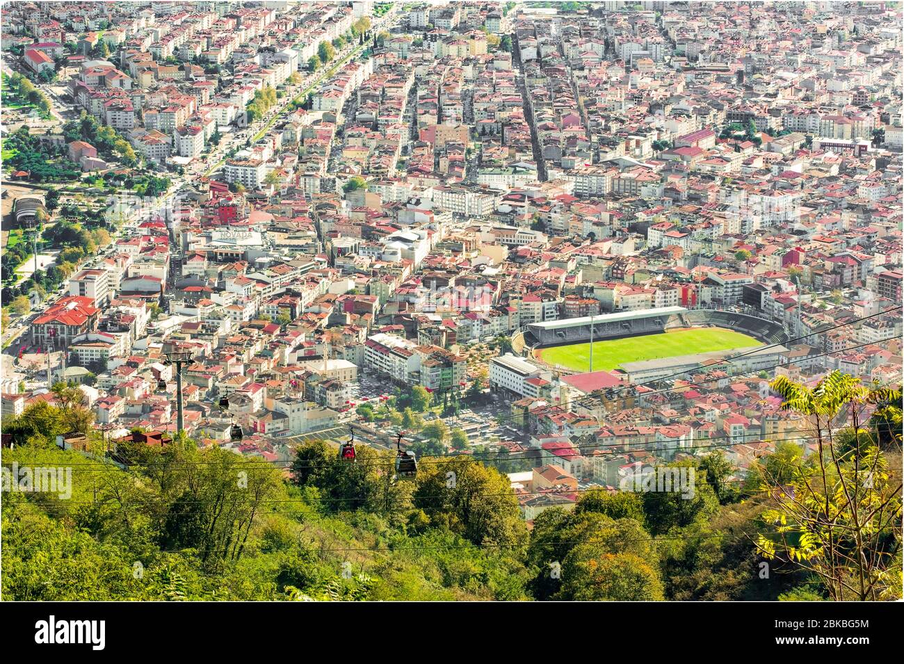 Ordu, Turkey - November 2019: Ordu is very popular and beautiful city ...