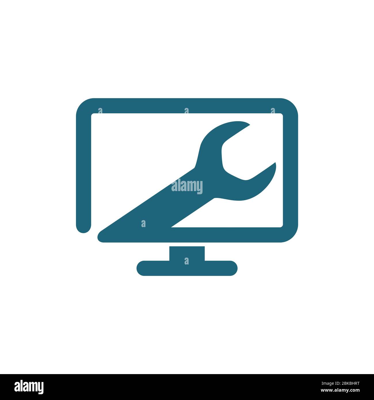 Computer Repair and Maintenance Tool Kit Wrench Logo Template ...