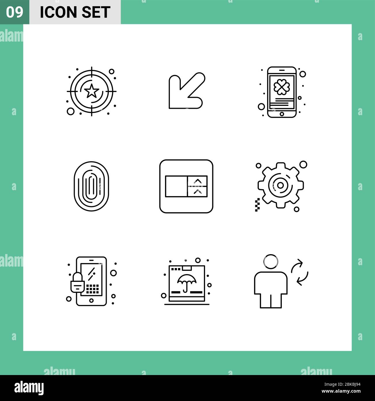 Security scan body scan Stock Vector Images - Alamy