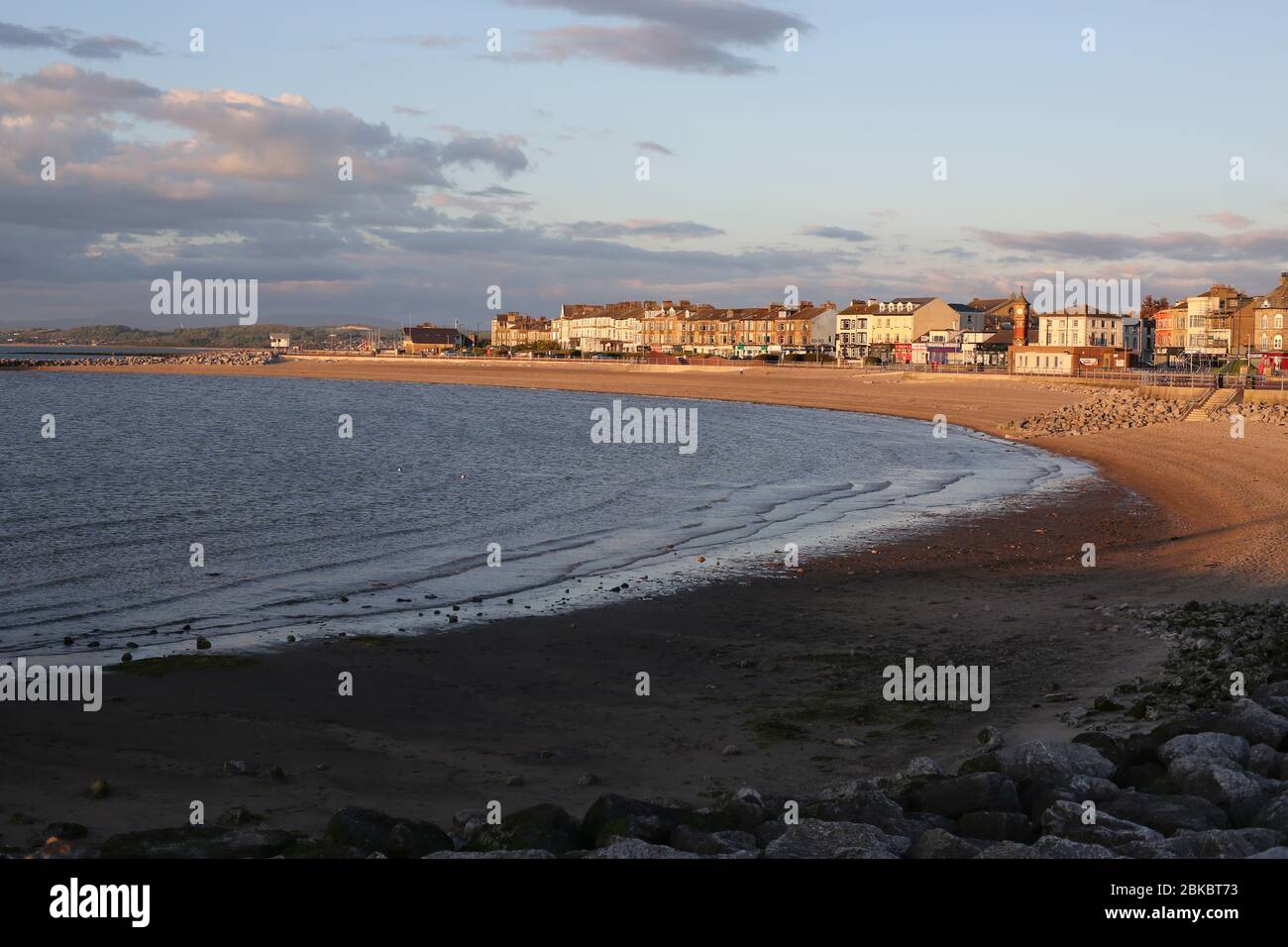 Morecambe Promenade, evening Stock Photo - Alamy