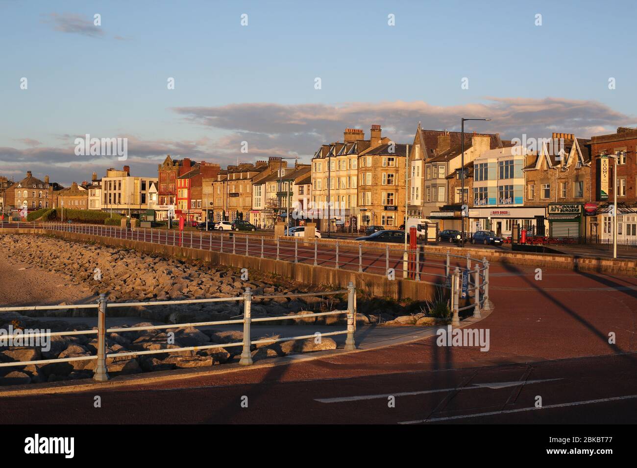Morecambe Promenade, evening Stock Photo - Alamy