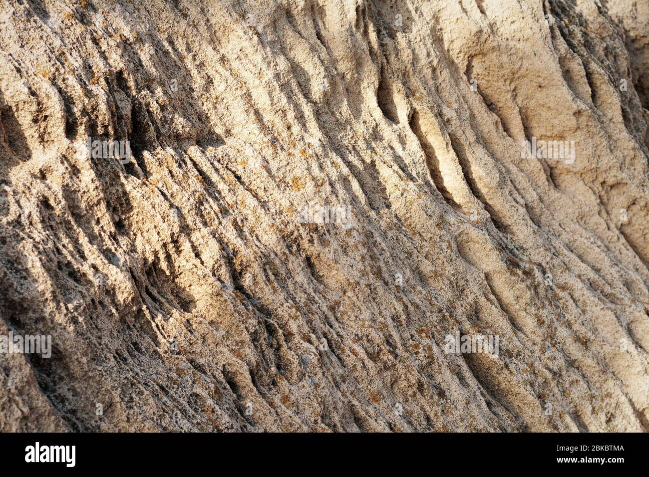 Surface sandy rock. Rocky shore of the Caspian Sea Stock Photo - Alamy