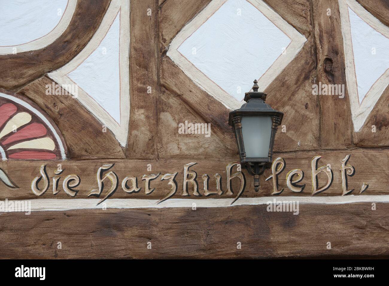 Tanne, Germany. 03rd May, 2020. the lettering "Die Harzkuh lebt" (The ...