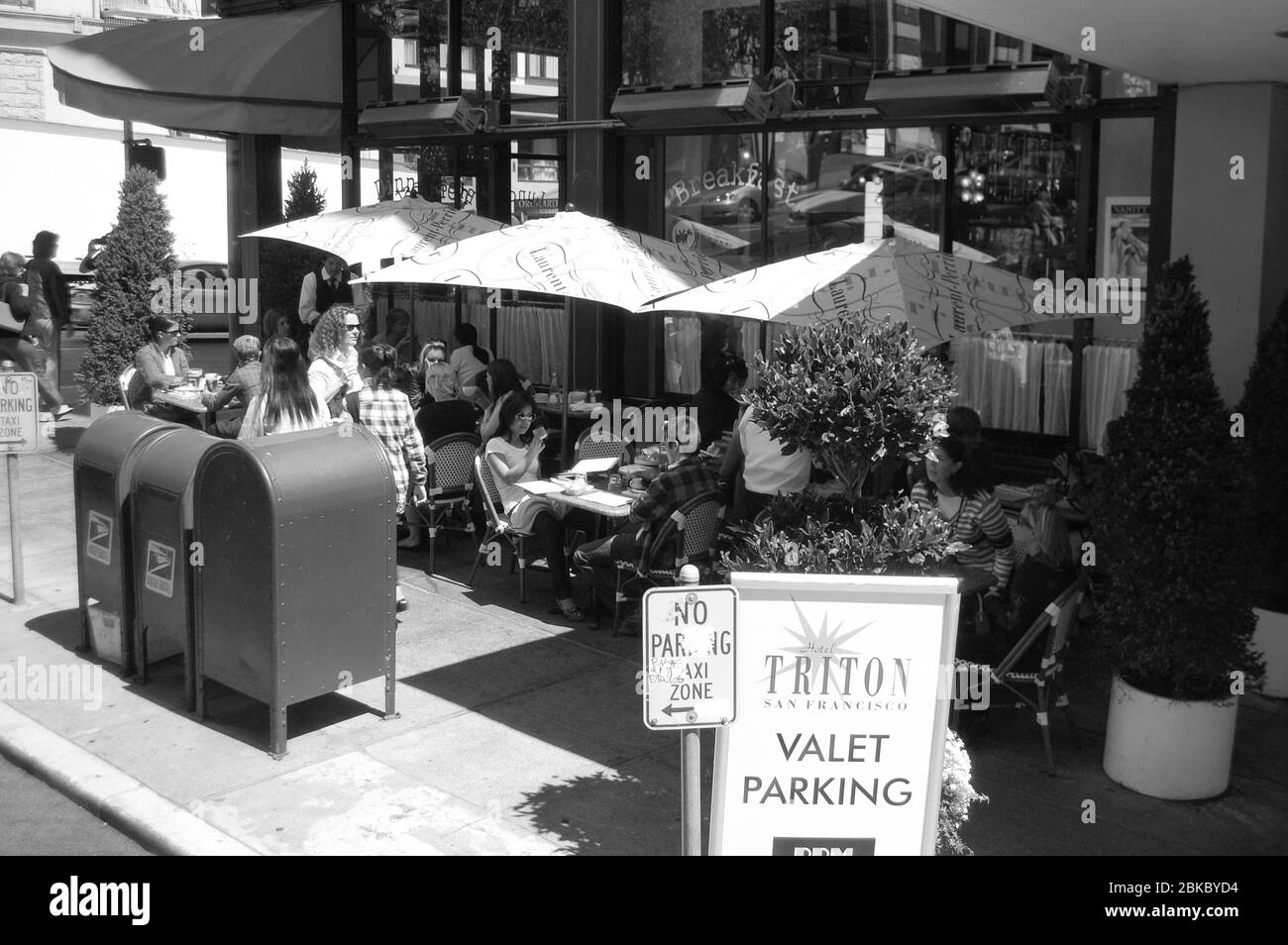Restaurant San Francisco USA triton Valet Parking bins eating out ...