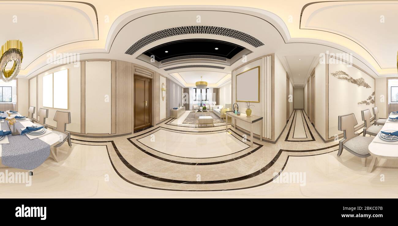 360 degrees panoramic flat interior hi-res stock photography and images ...