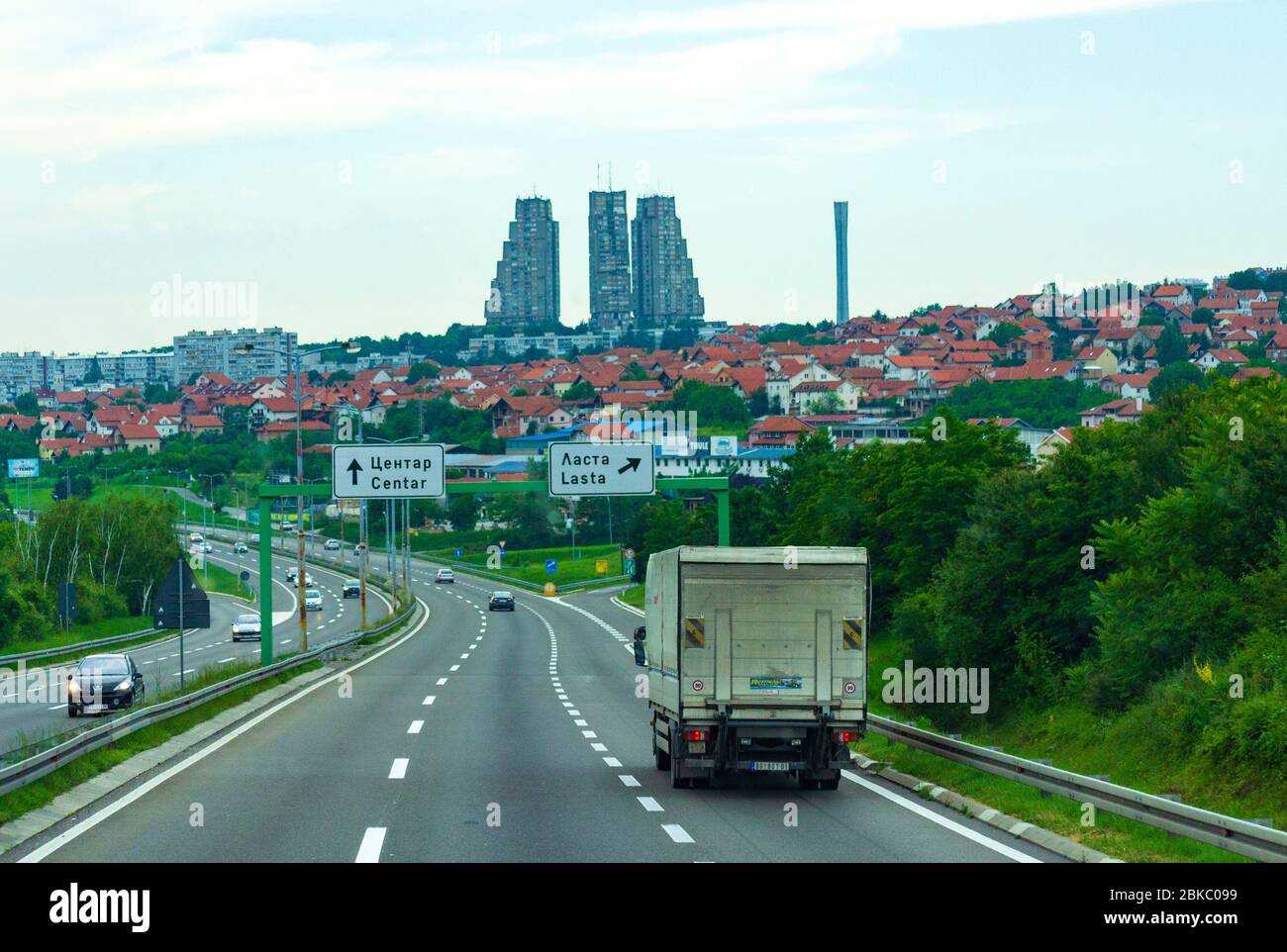 Highway through belgrade hi-res stock photography and images - Alamy