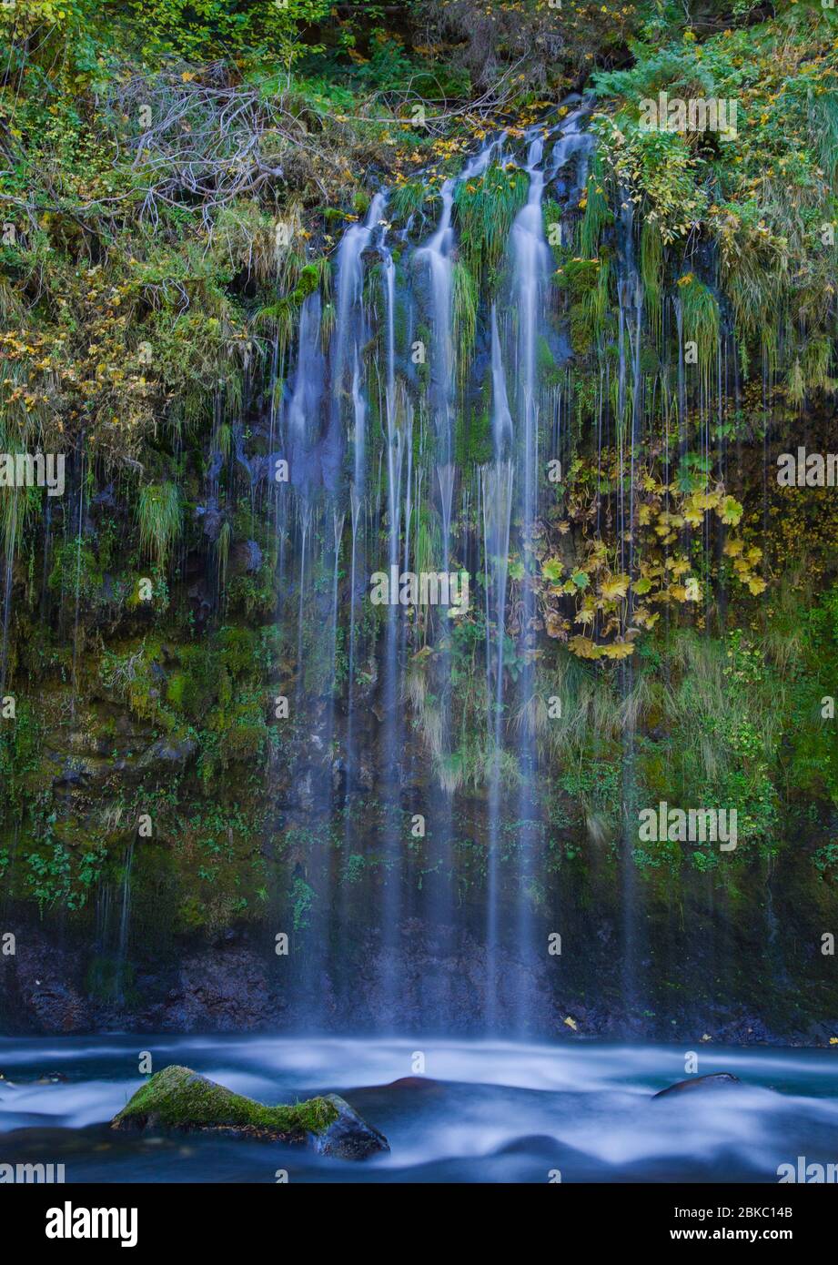 Mossbrae Falls in Dunsmuir, California Stock Photo - Alamy