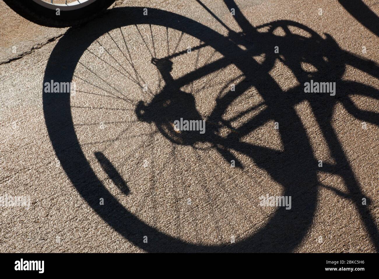 Abstraction of bike tire with shadow Stock Photo - Alamy