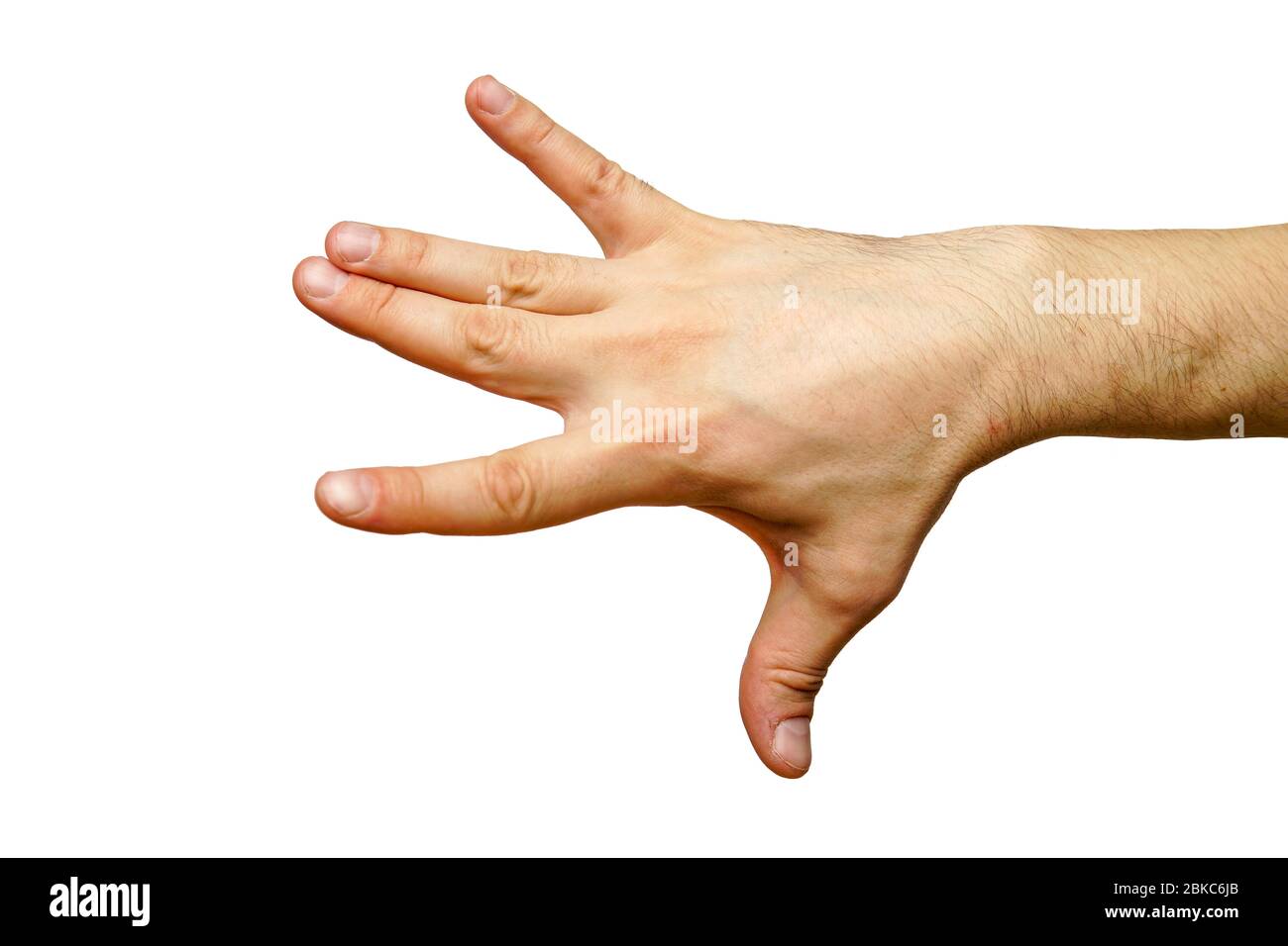 Dancer's hand, ballroom dancing Latina, on a white face the male hand ...