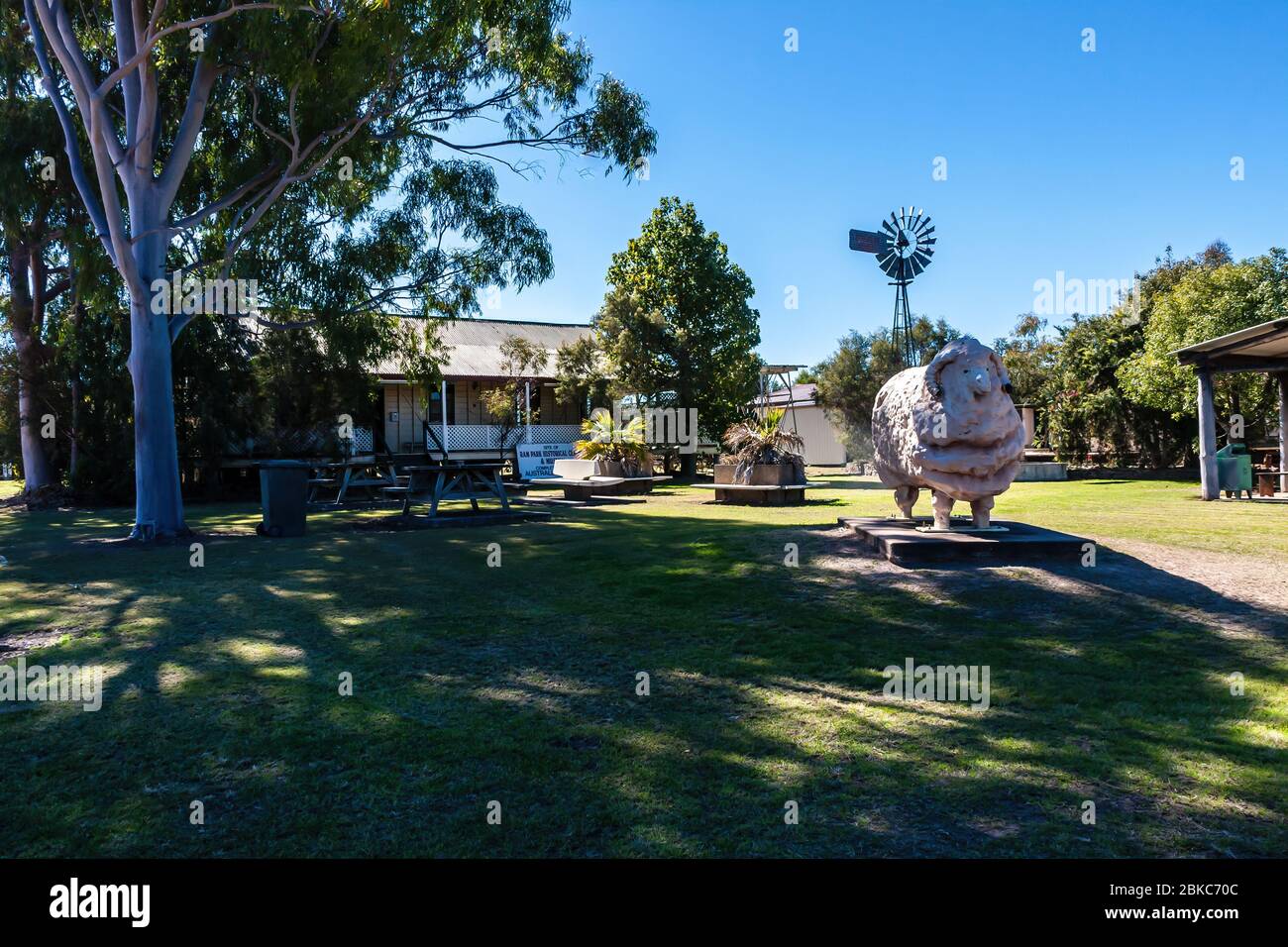 The Ram Park Historical Centre and Museum, Blackall, Australia Stock ...