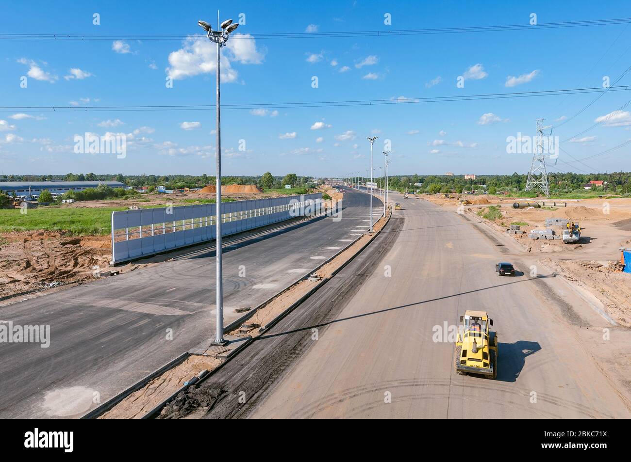 New highway under construction hi-res stock photography and images - Alamy