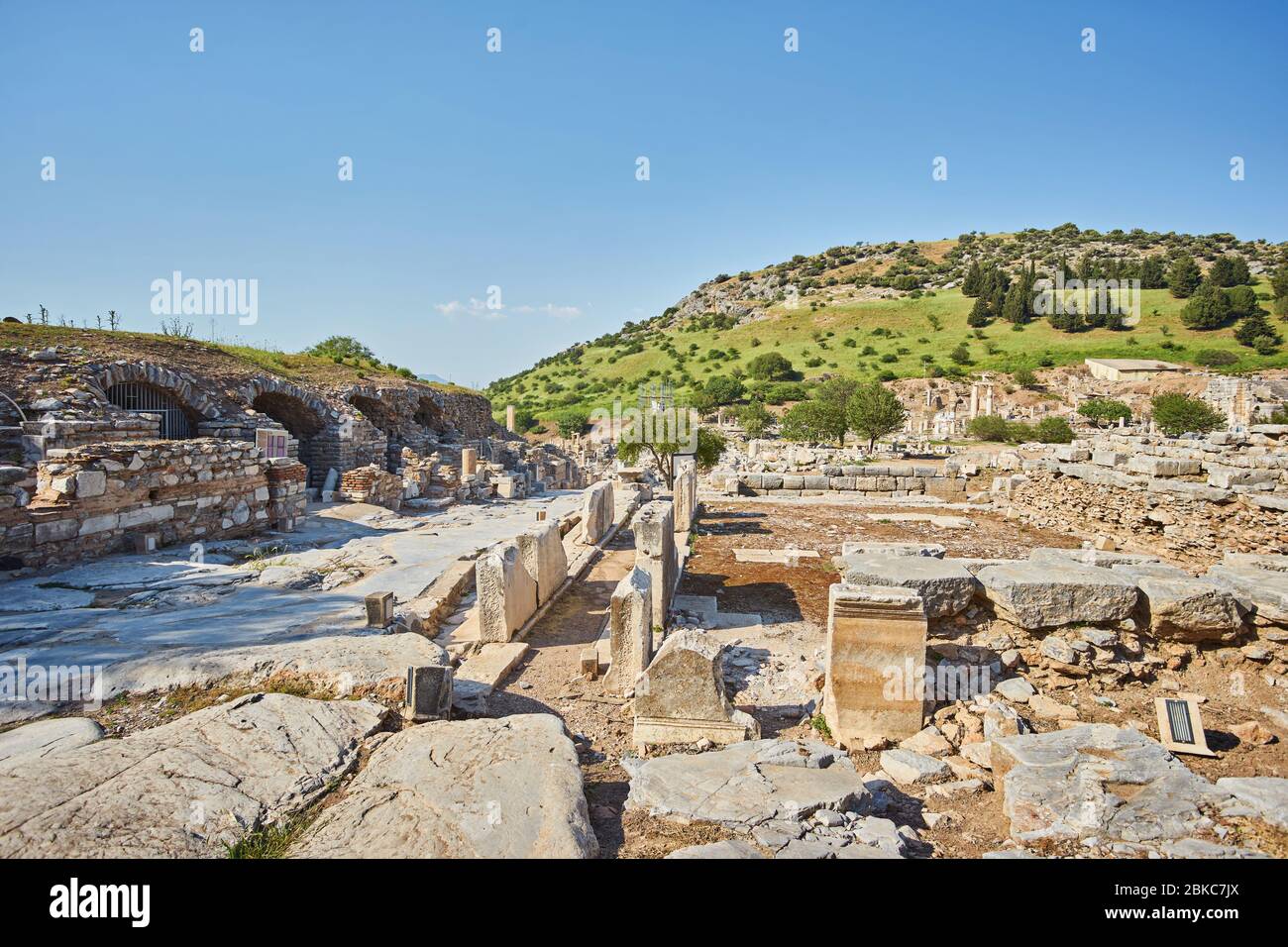 Ephesus ancient greek ruins in Anatolia Turkey Stock Photo - Alamy